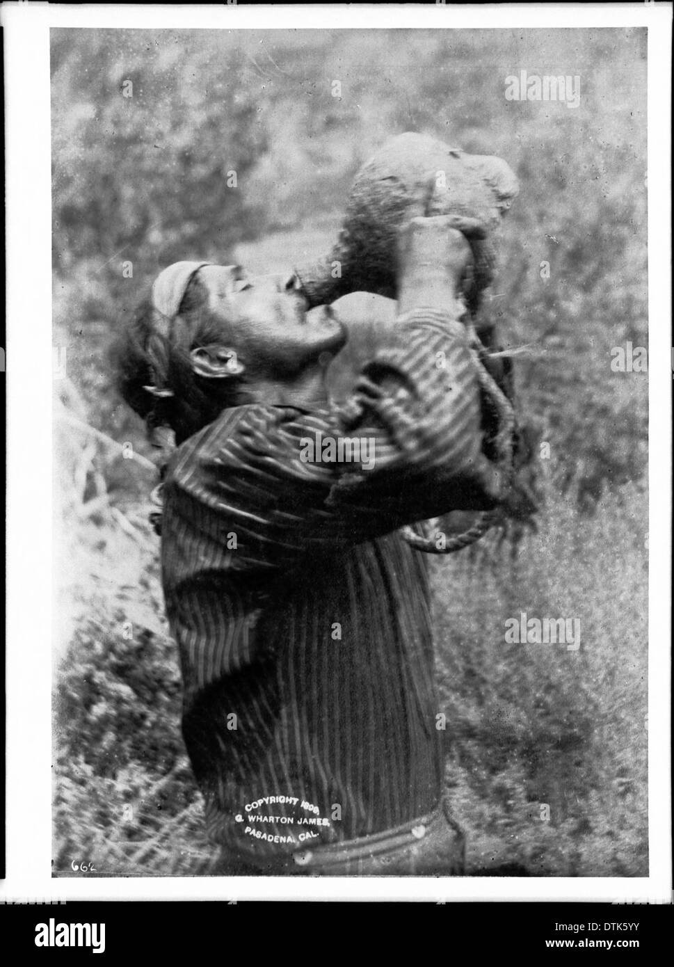 Native american drink vintage Black and White Stock Photos & Images - Alamy