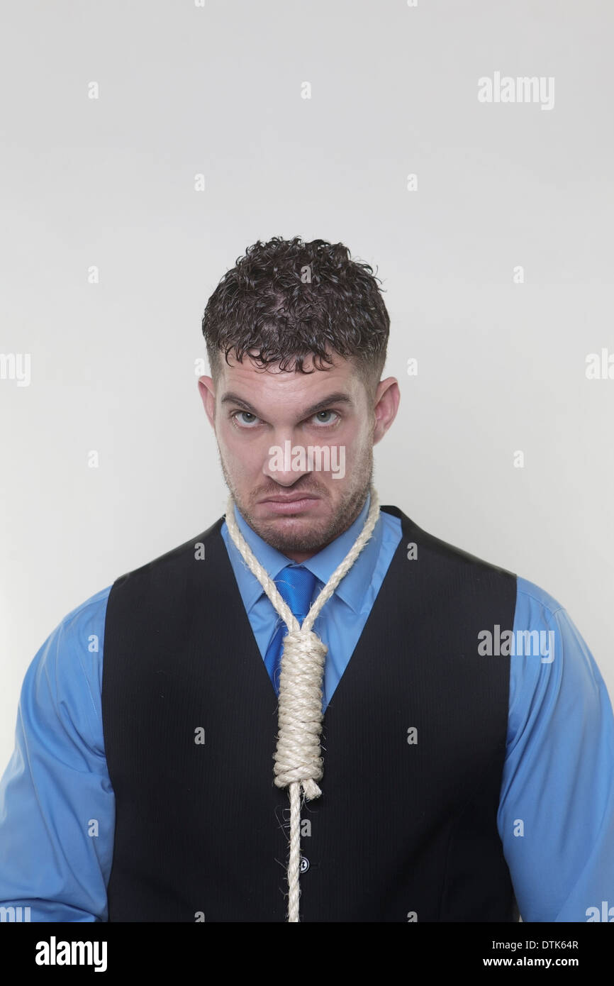 Man noose around neck hi-res stock photography and images - Alamy