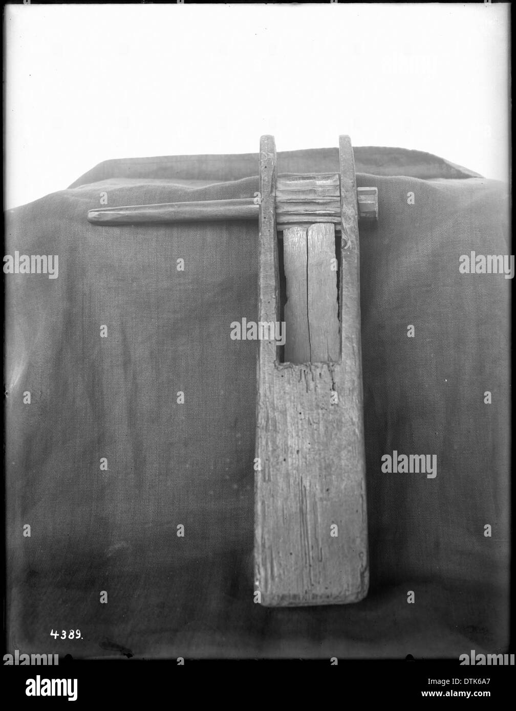 Rattle Matraca used in Lenten ceremonies at Mission Santa Barbara, ca ...