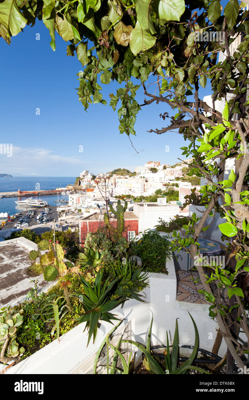At the port of Ponza, Italy Stock Photo - Alamy