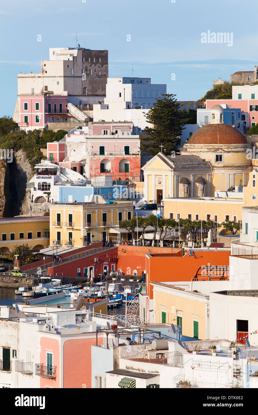 At the port of Ponza, Italy Stock Photo - Alamy