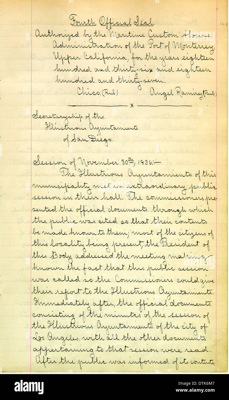 A historical report documenting an extraordinary public session held in ...