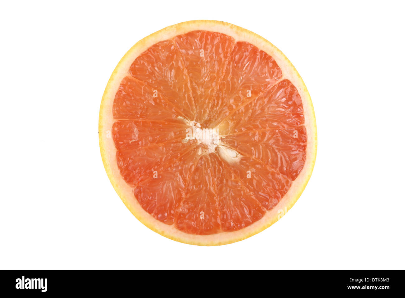 Ripe grapefruit on a white background Stock Photo - Alamy