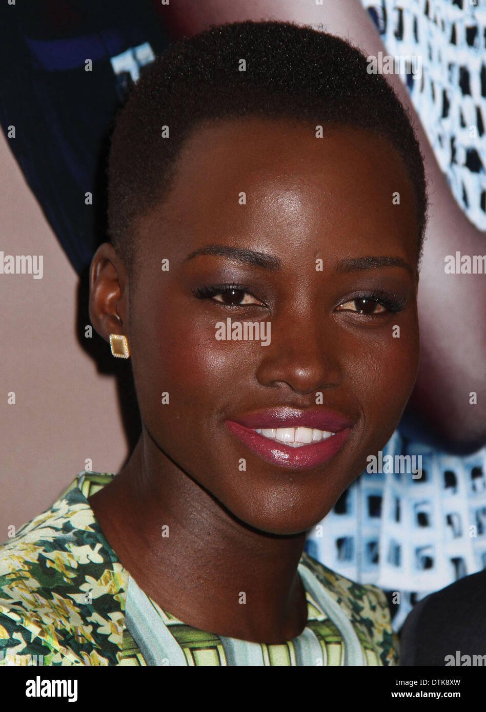 New York, New York, USA. 19th Feb, 2014. Actress LUPITA NYONG'O poses ...