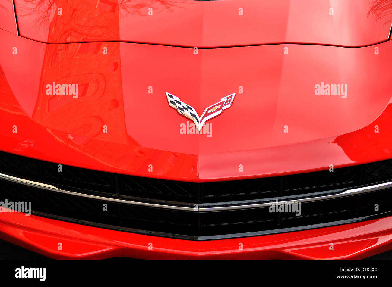 Red corvette hi-res stock photography and images - Alamy