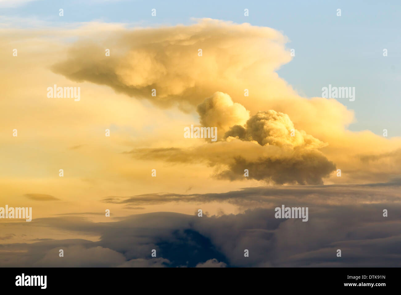 Volcanic Eruption Long Distance View Stock Photo - Alamy