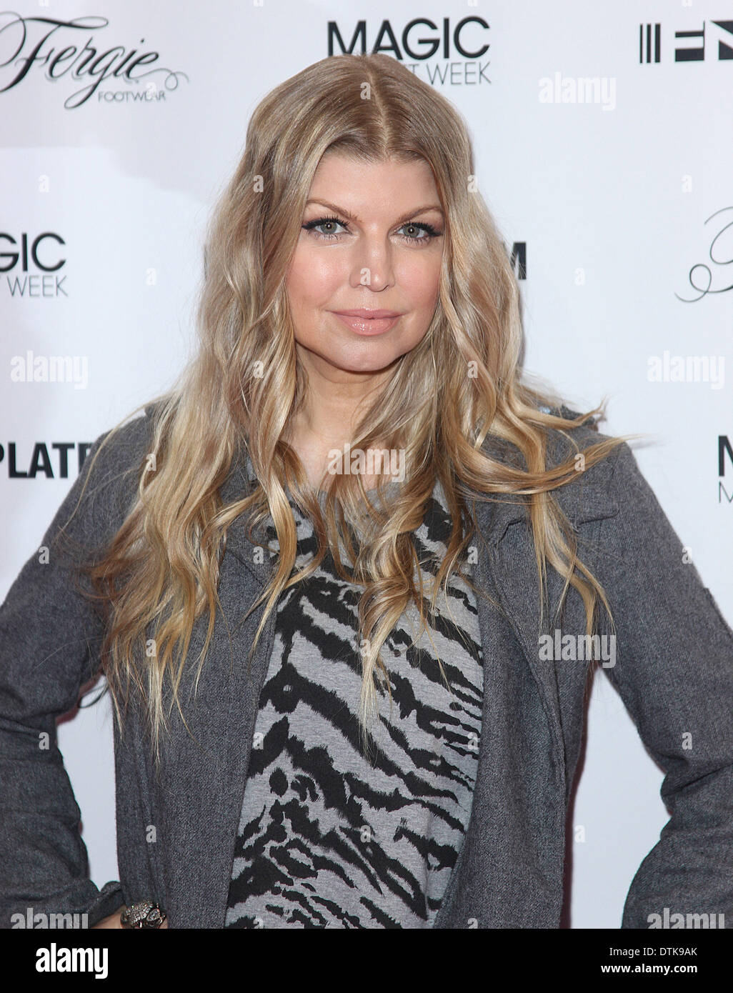 Las Vegas, Nevada, USA. 19th Feb, 2014. Singer Fergie visits her Fergie ...