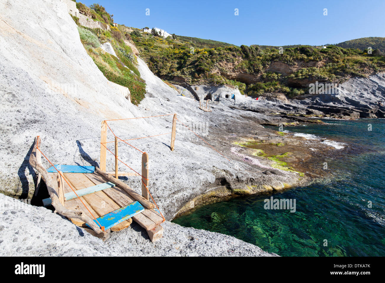 Landscape and coast of the Italian island Ponza Stock Photo - Alamy