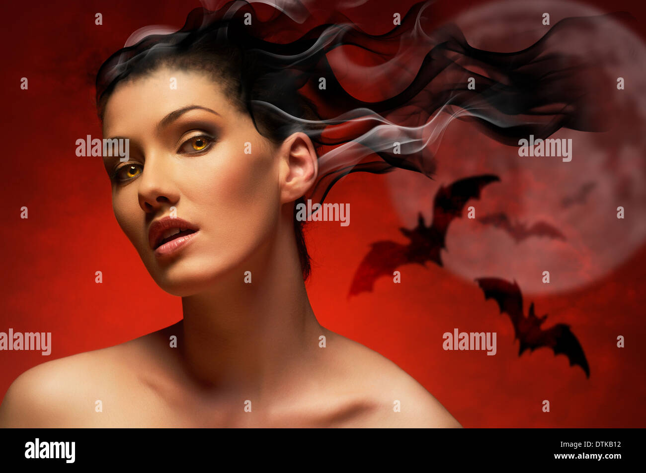 Evil woman hi-res stock photography and images - Alamy