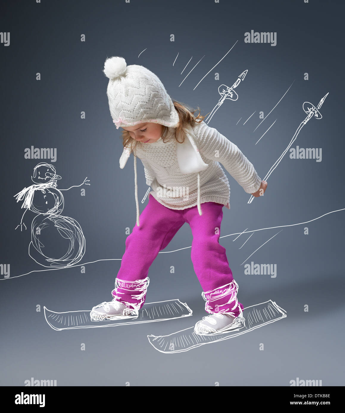 a beautiful child enjoying life Stock Photo - Alamy