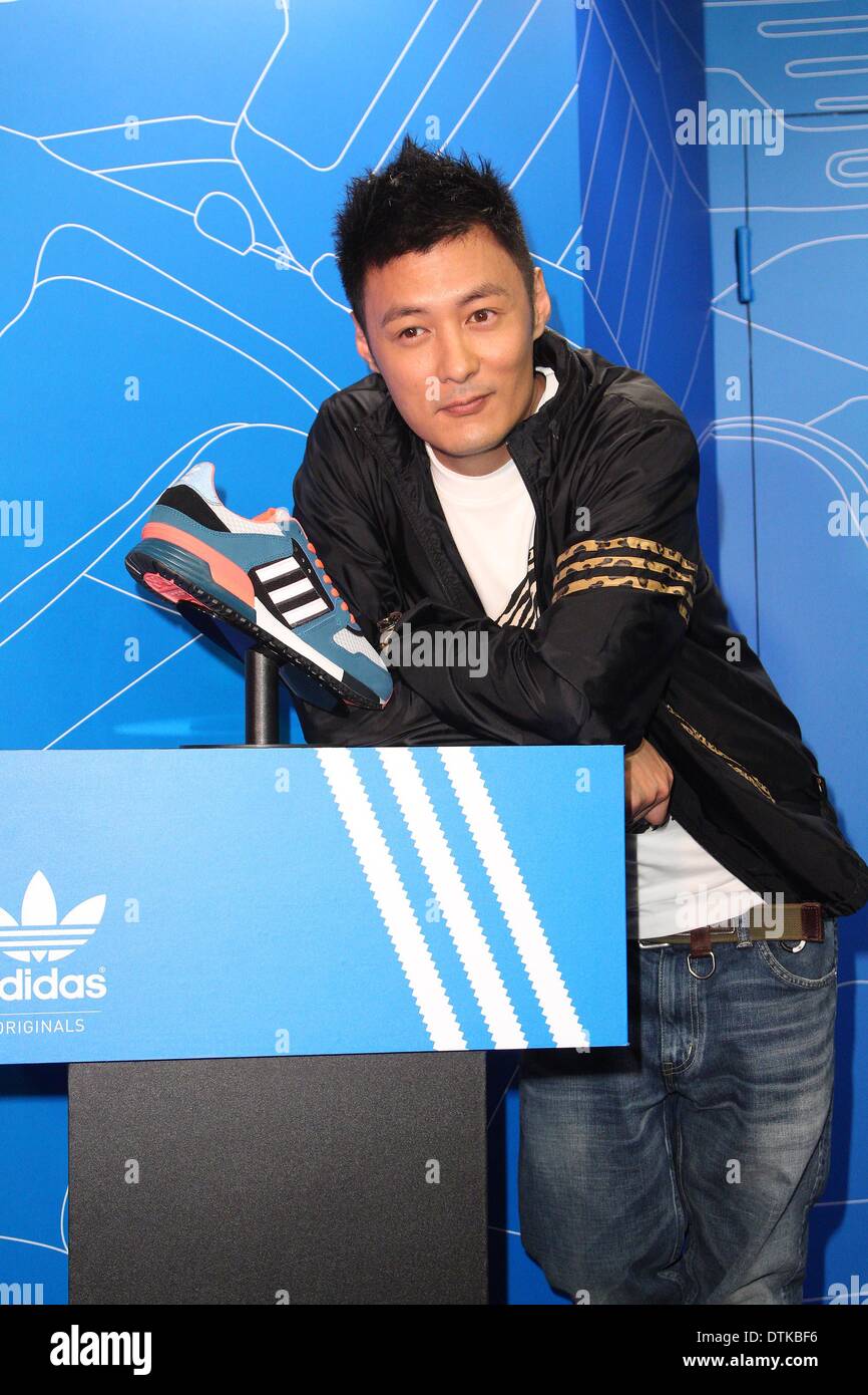 Taipei, China. 18th Feb, 2013. Shawn Yue attends commercial activity in ...