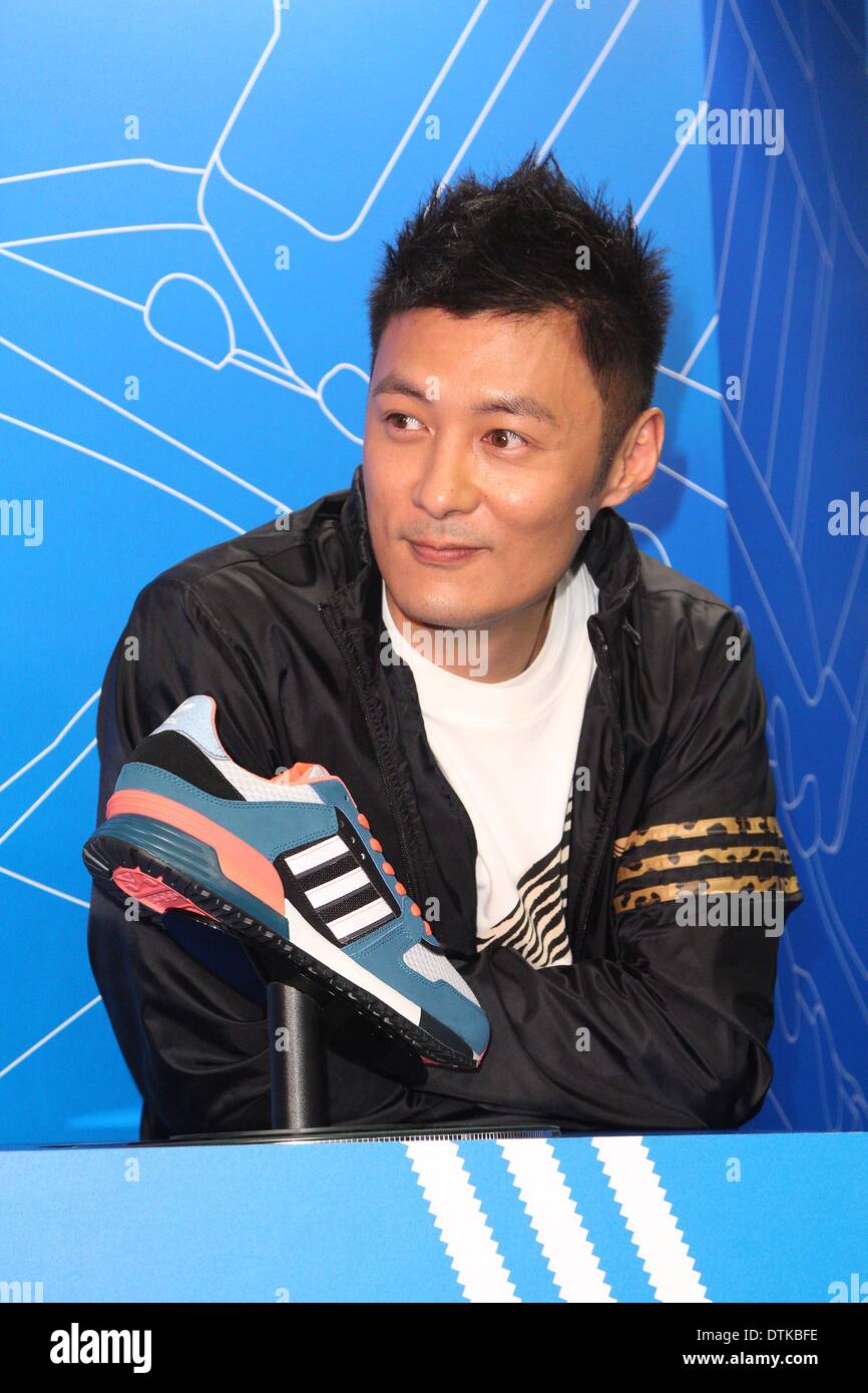 Taipei, China. 18th Feb, 2013. Shawn Yue attends commercial activity in ...