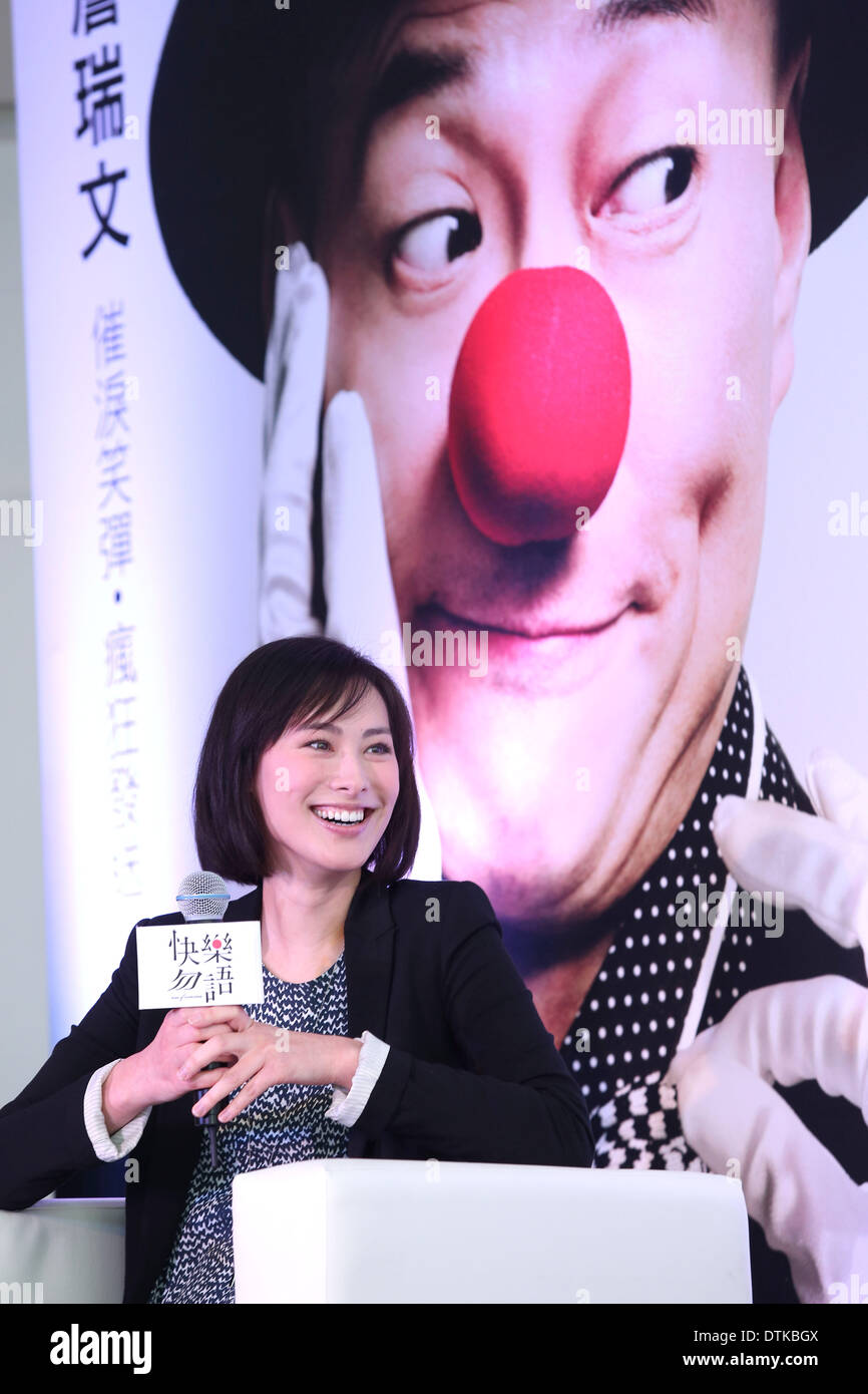 Hong Kong, China. 18th Feb, 2013. Acotors Isabella Leung and Jim Chim ...