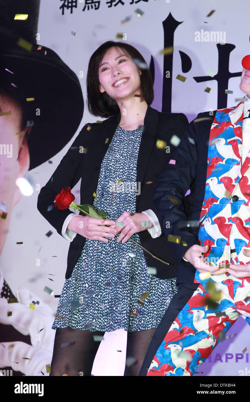 Hong Kong, China. 18th Feb, 2013. Acotors Isabella Leung and Jim Chim ...