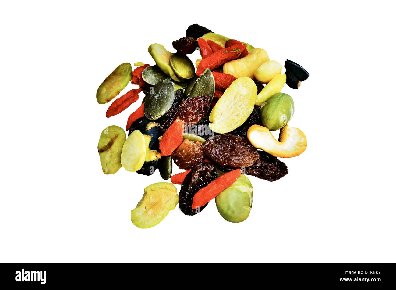 Figs dried apricots isolated Cut Out Stock Images & Pictures - Alamy