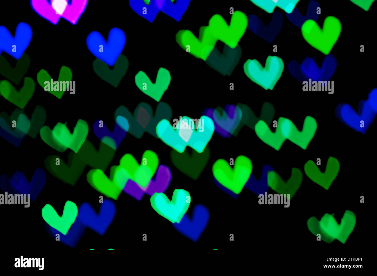 Heart bokeh background Stock Photo - Alamy