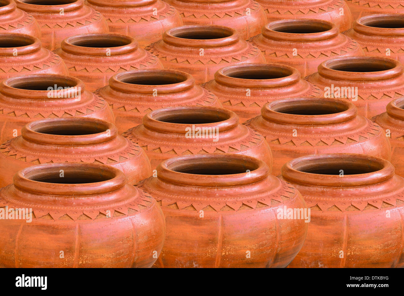 Collection of clay pot Stock Photo - Alamy