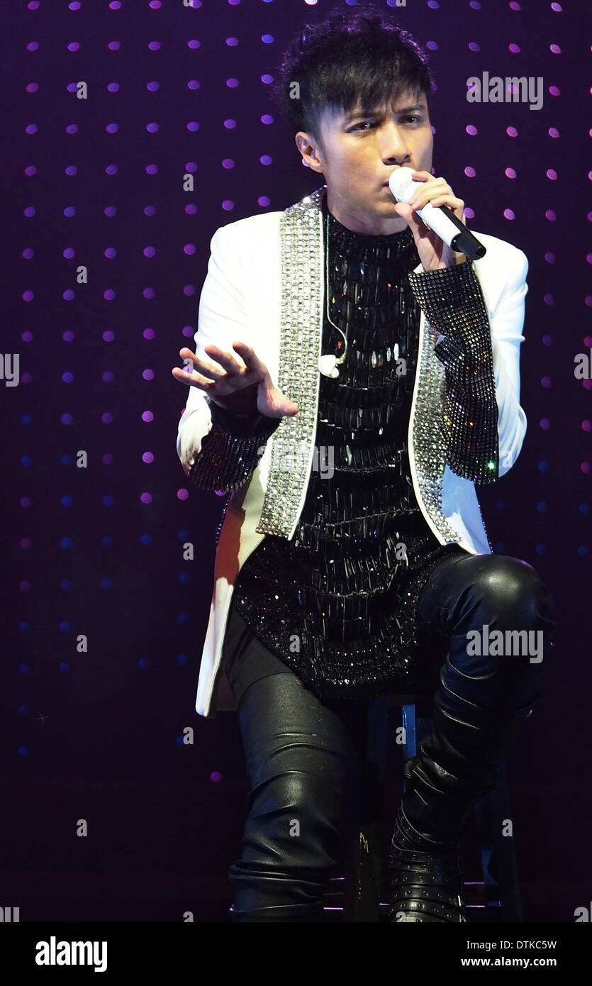 Singer Leo Ku holds mini concert at Reno in San Francisco in the USA on ...