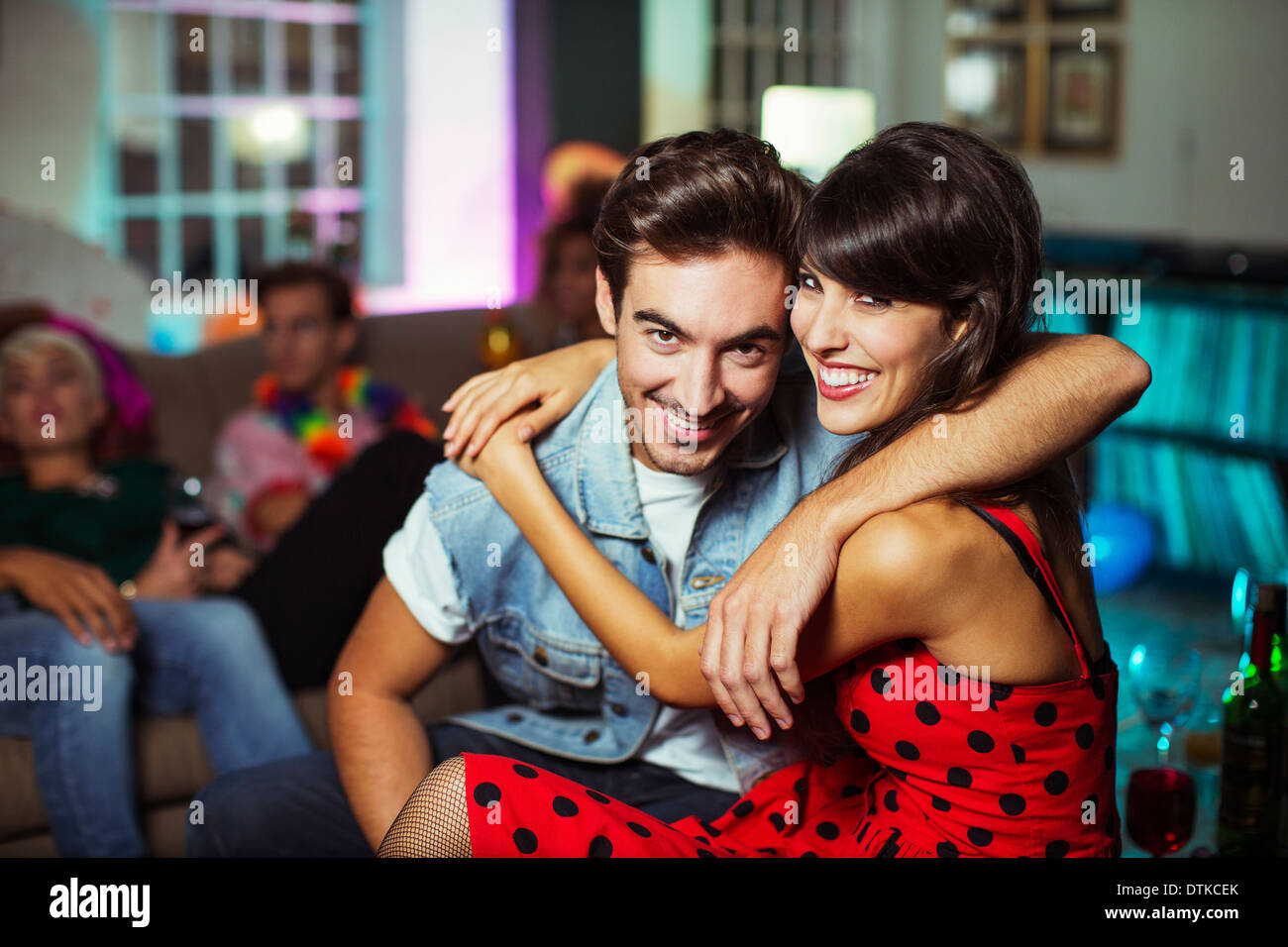 Full length celebrating hugging hi-res stock photography and images - Alamy