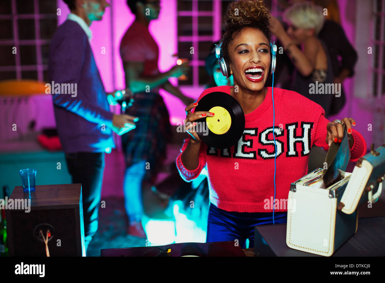 Playing record hi-res stock photography and images - Alamy