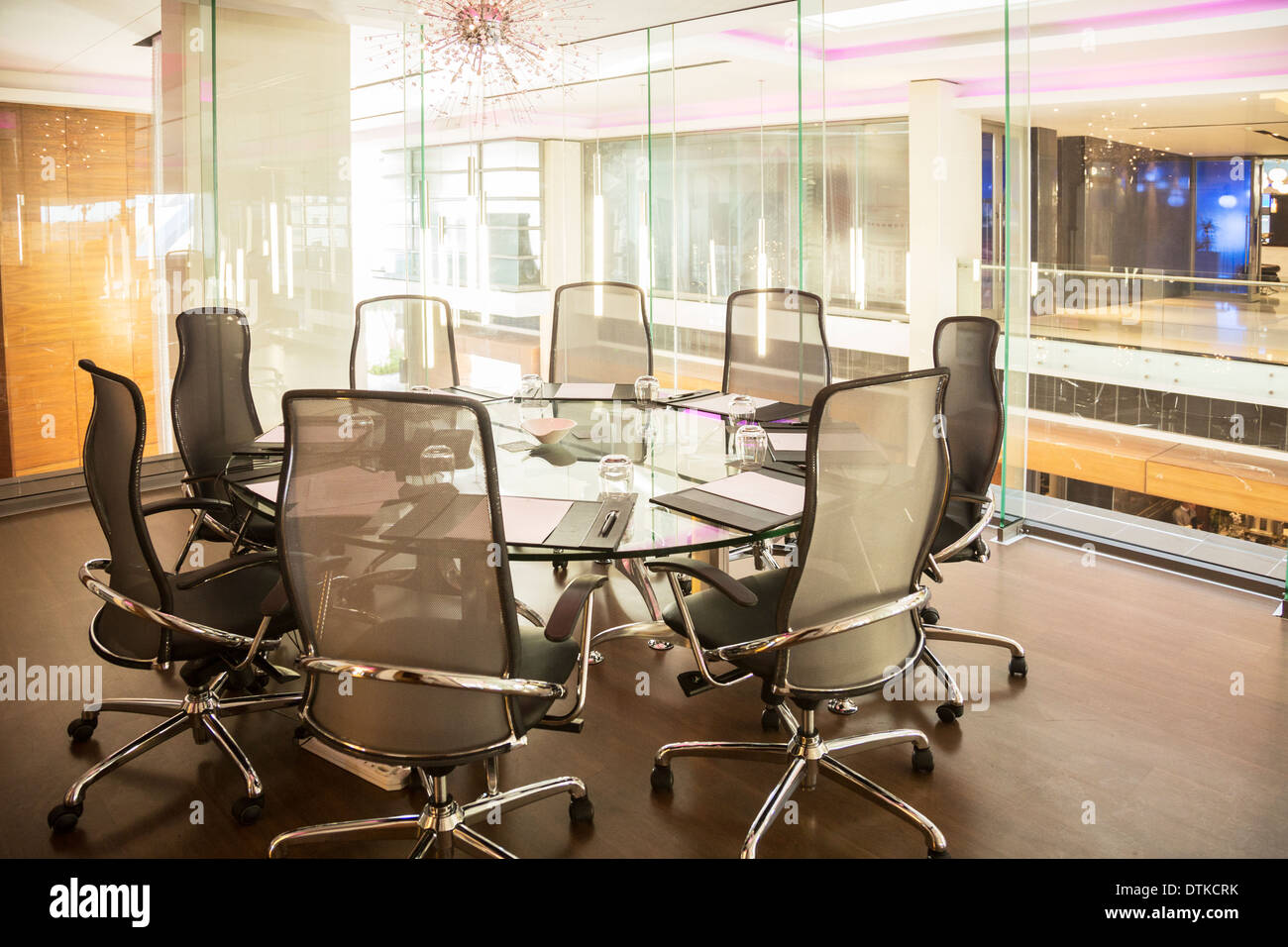 Empty conference room in office Stock Photo - Alamy