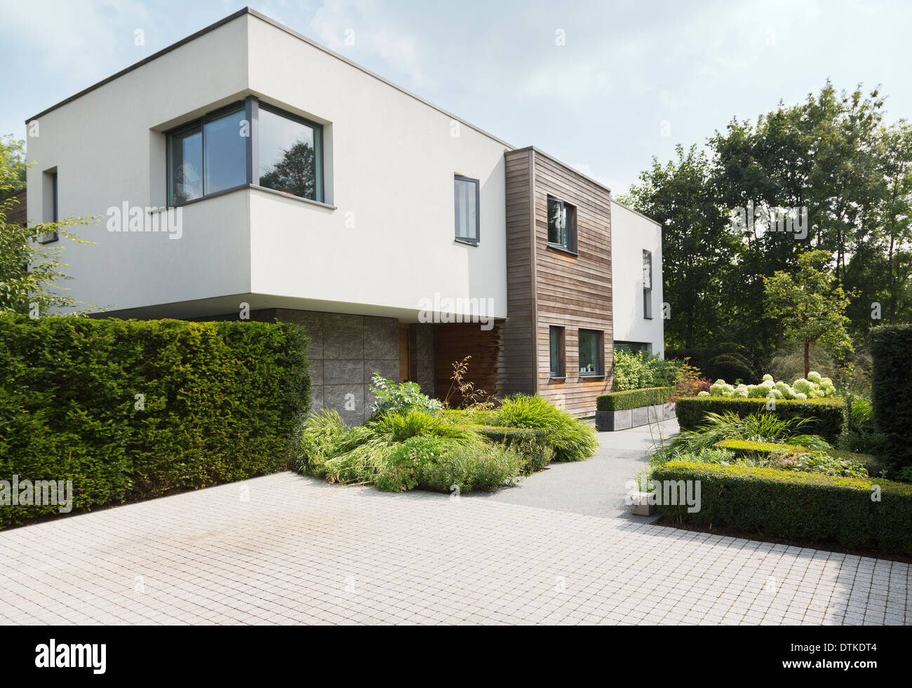 Garden modern hedges hi-res stock photography and images - Alamy