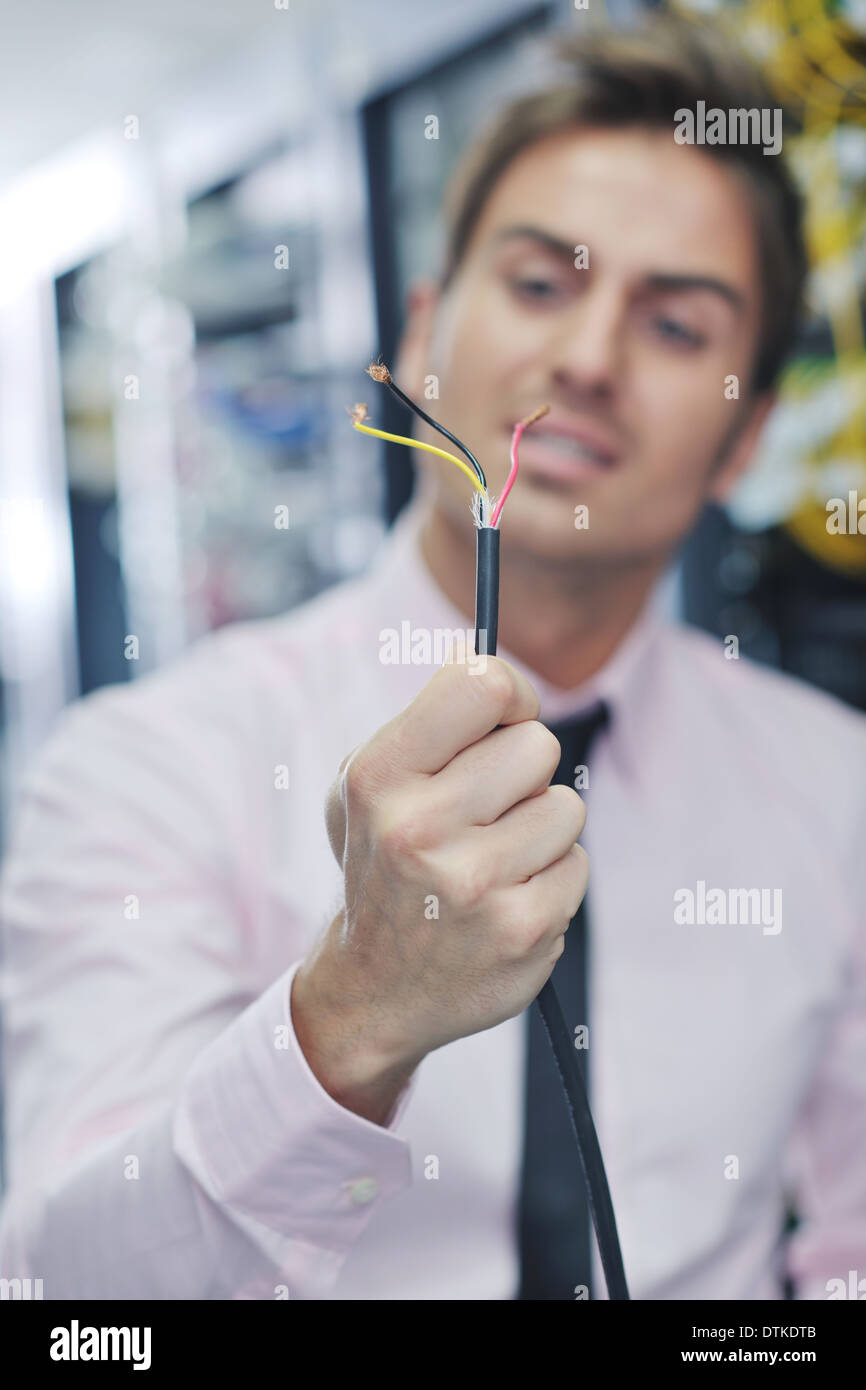 system fail situation in network server room Stock Photo - Alamy