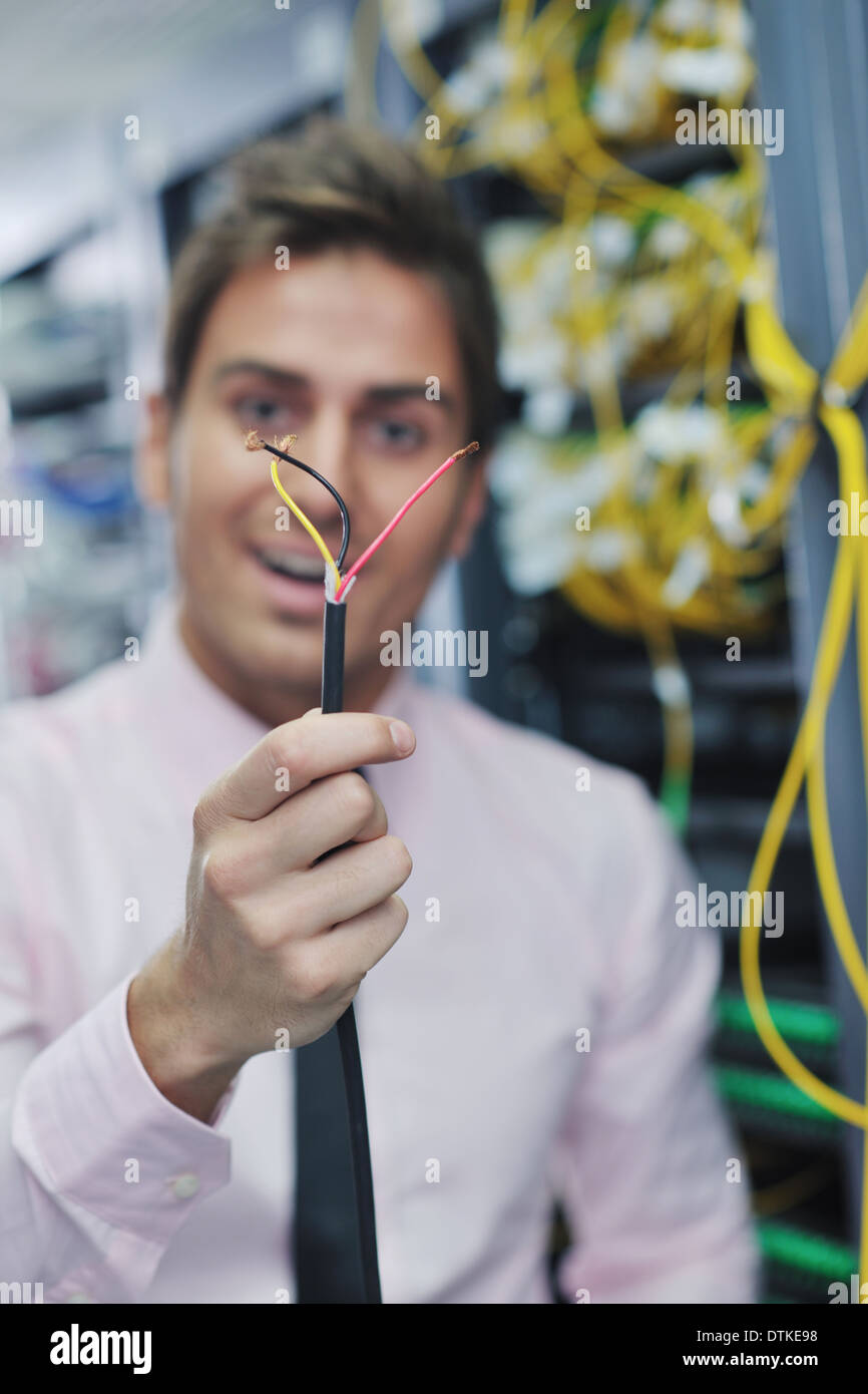 system fail situation in network server room Stock Photo - Alamy