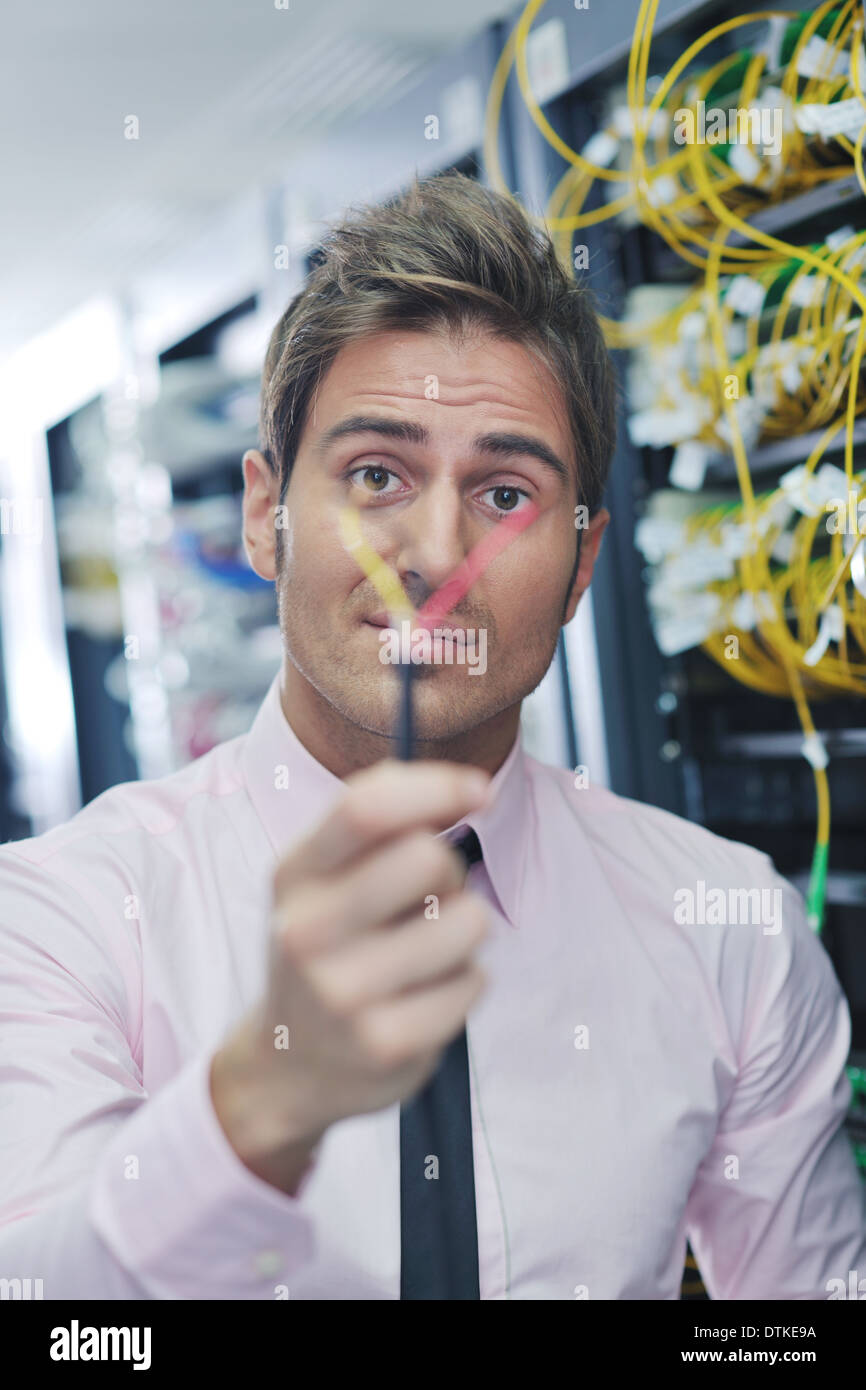 system fail situation in network server room Stock Photo - Alamy