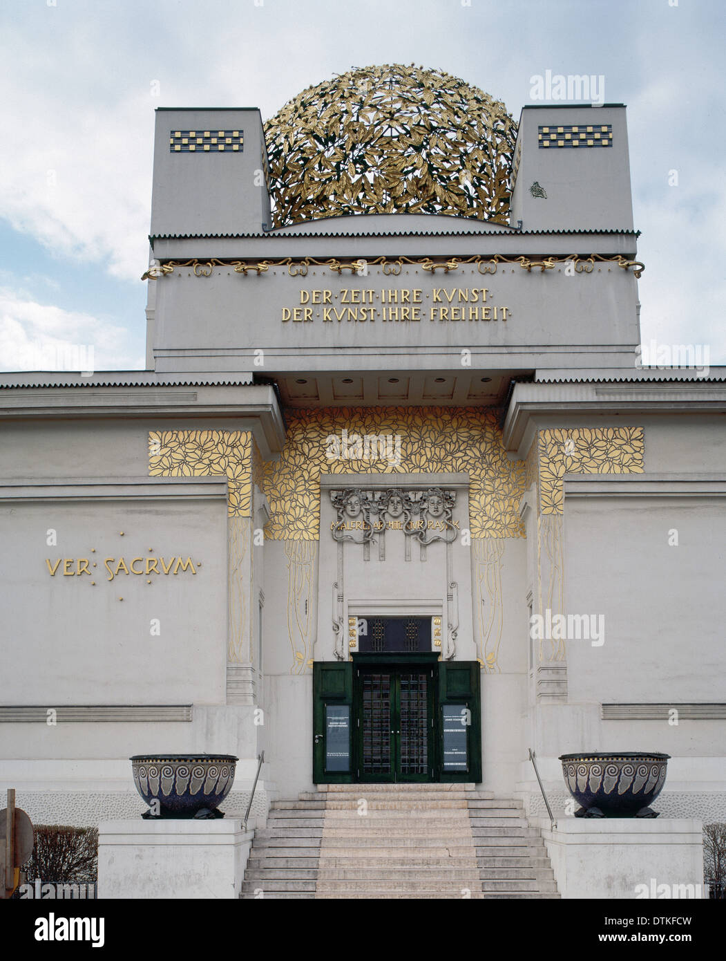 Austria. Vienna. Secession Building, built in 1897 by Joseph Maria ...