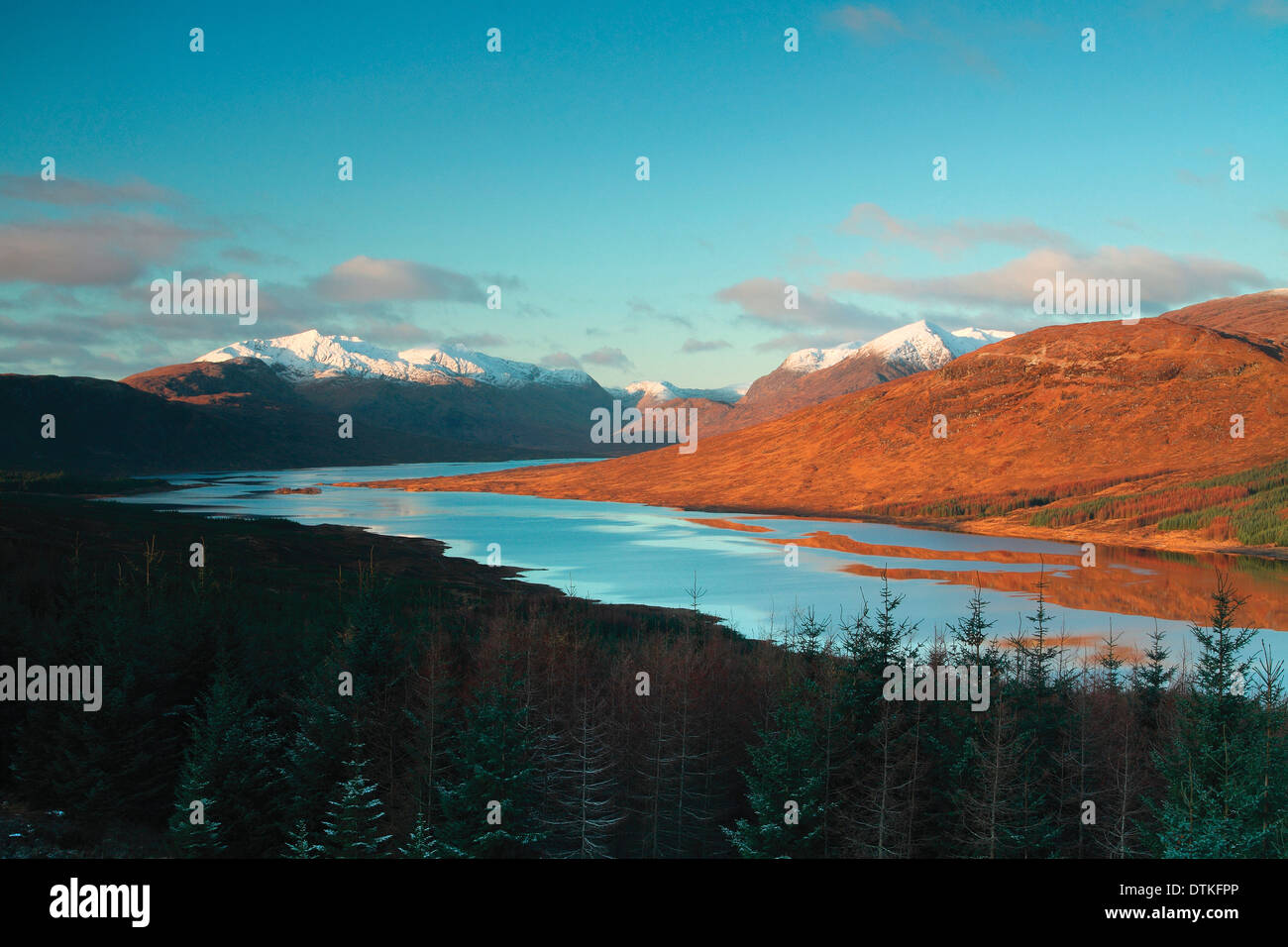 Loch Loyne above Invergarry, Highland Stock Photo - Alamy