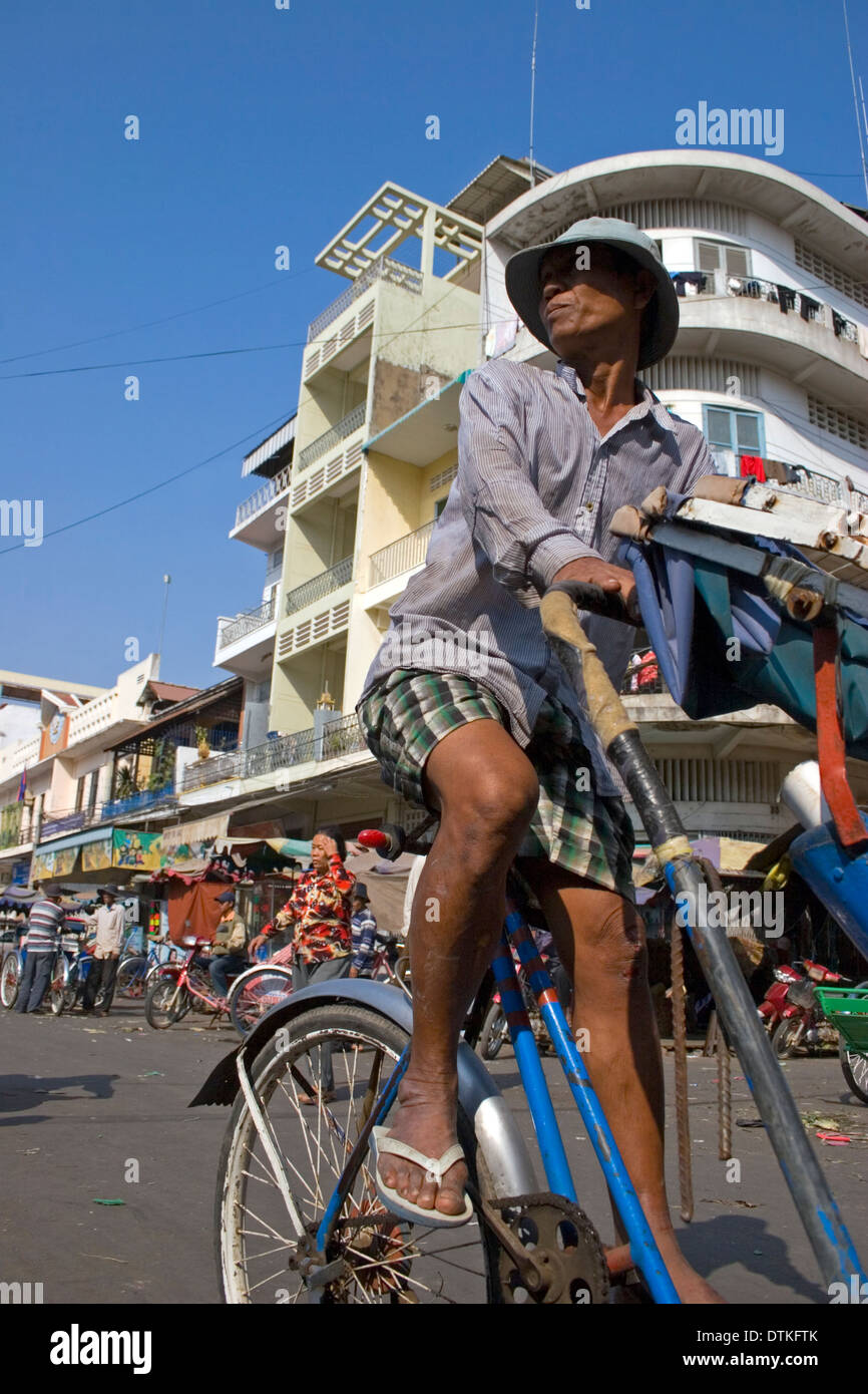 Cyclo driver in phnom penh hi-res stock photography and images - Alamy