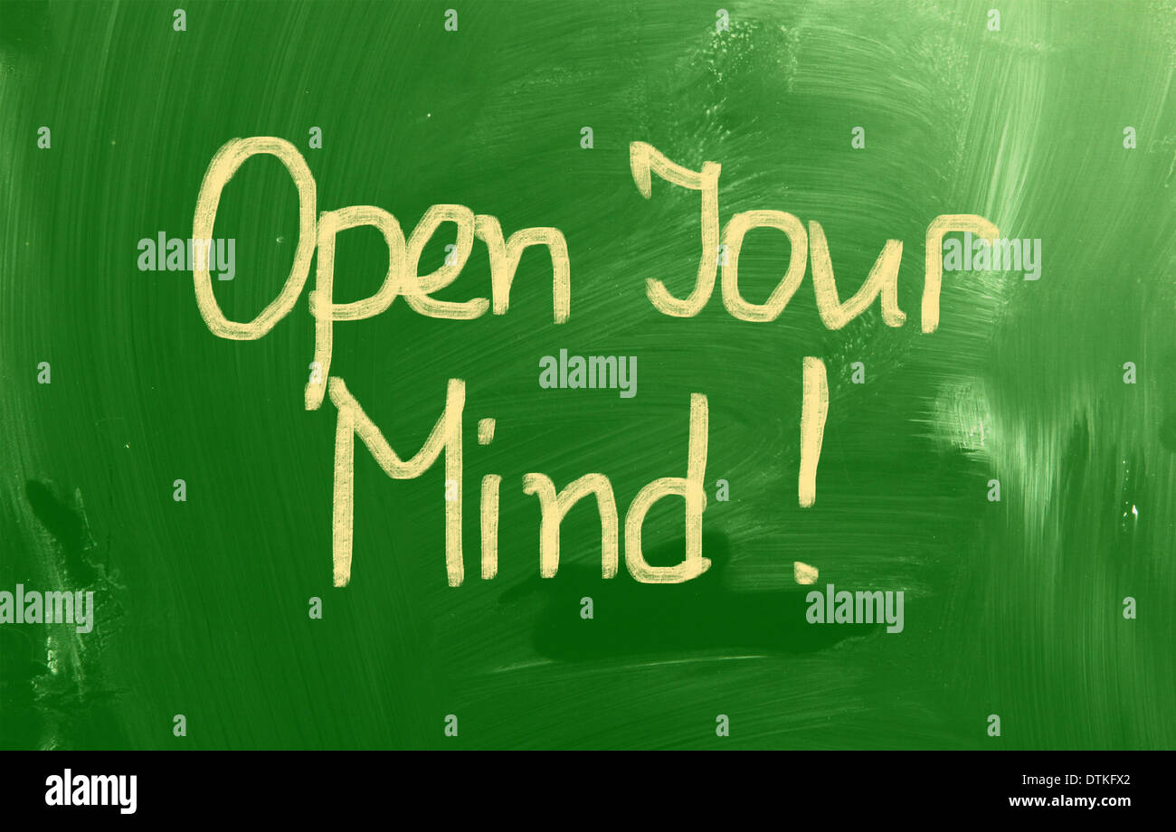 Open Your Mind Concept Stock Photo - Alamy