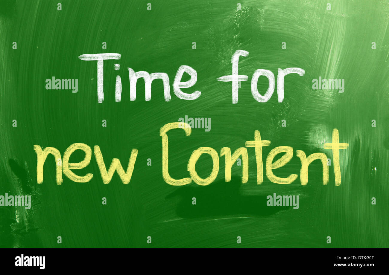 Concept Handwritten With Chalk - Color Image Stock Photo - Alamy