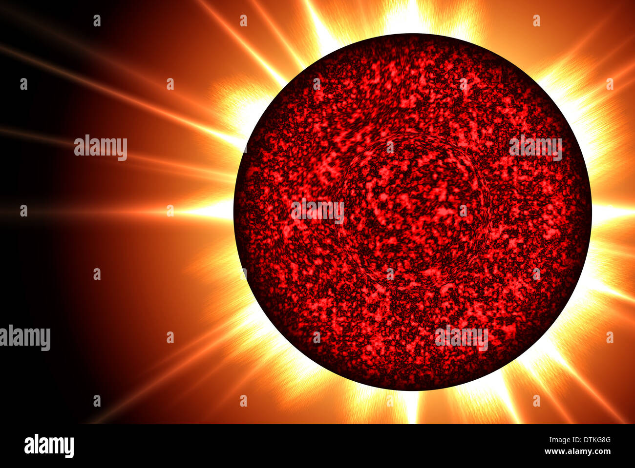 Solar flare in space hi-res stock photography and images - Alamy