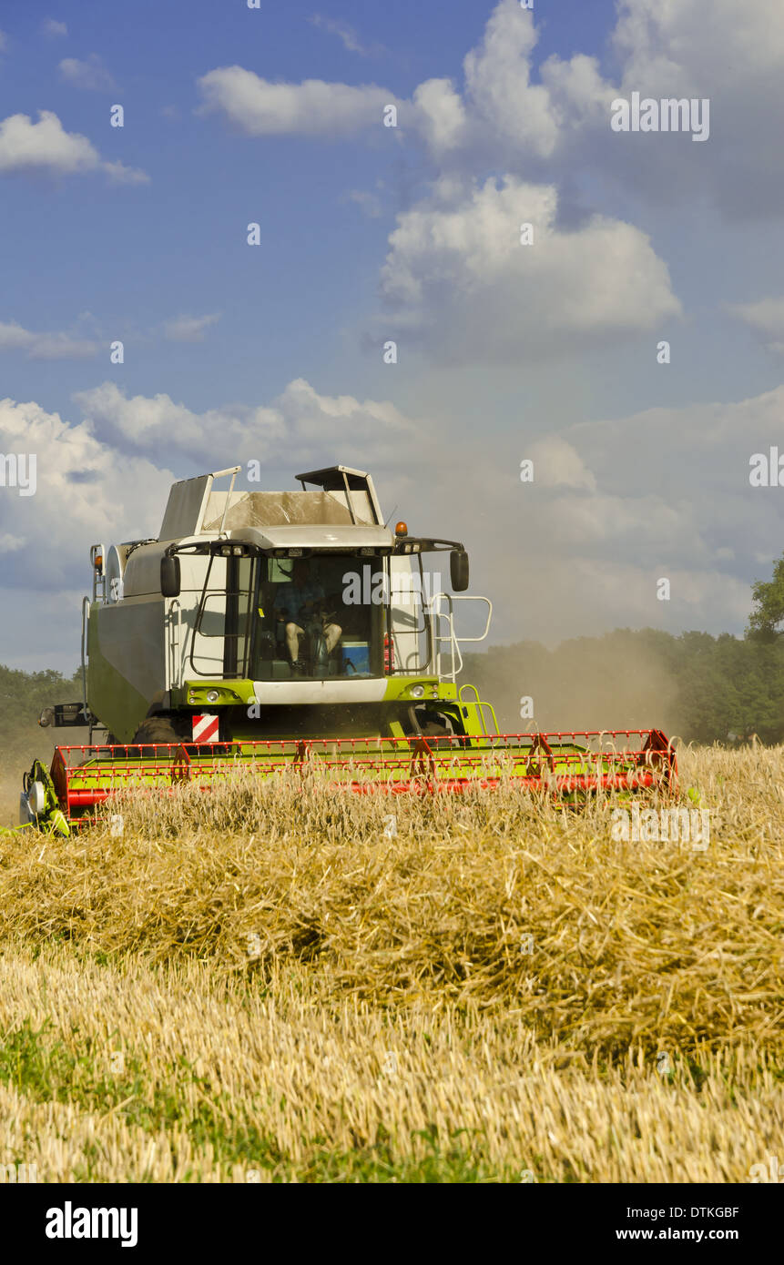 Three combine harvester hi-res stock photography and images - Alamy