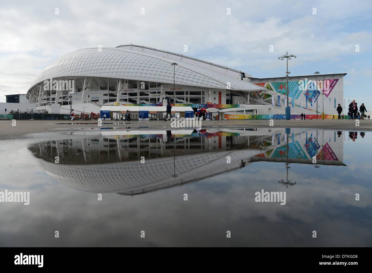 Fisht Olympic Stadium in the olympic park at the Sochi 2014 Olympic ...