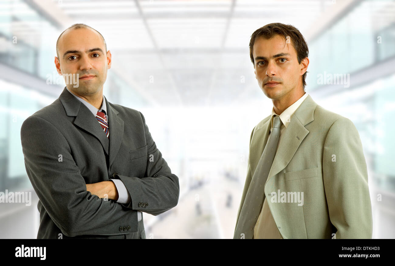 two young business men at the office Stock Photo - Alamy