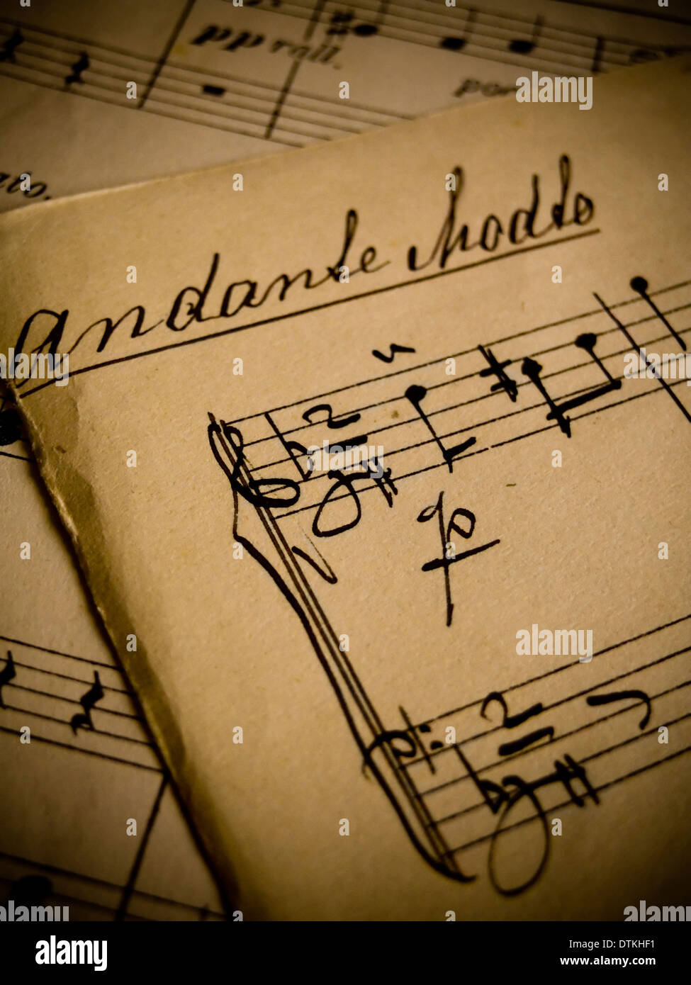 Old Song Sheet Music Album High Resolution Stock Photography and Images ...