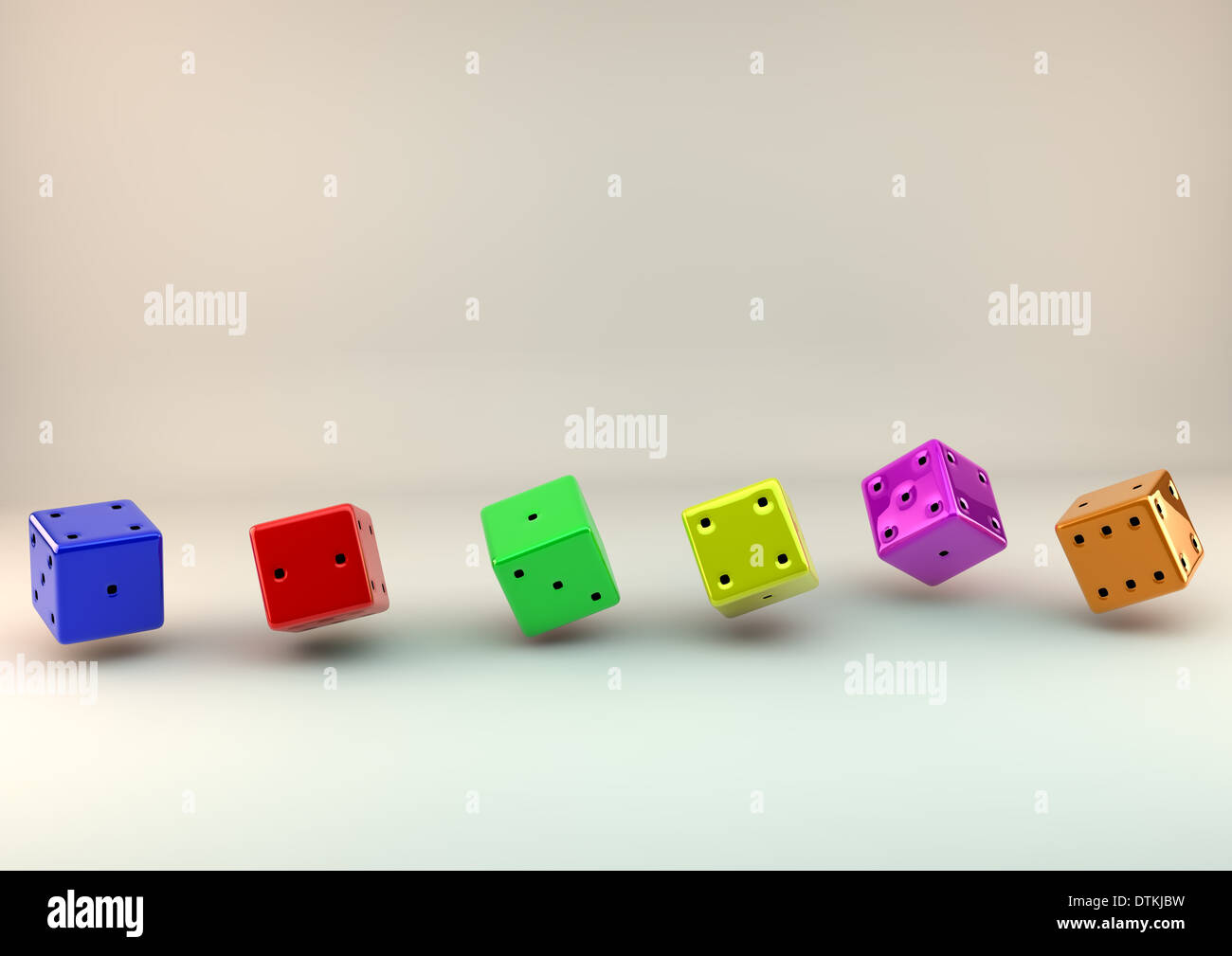 6 dice hi-res stock photography and images - Alamy