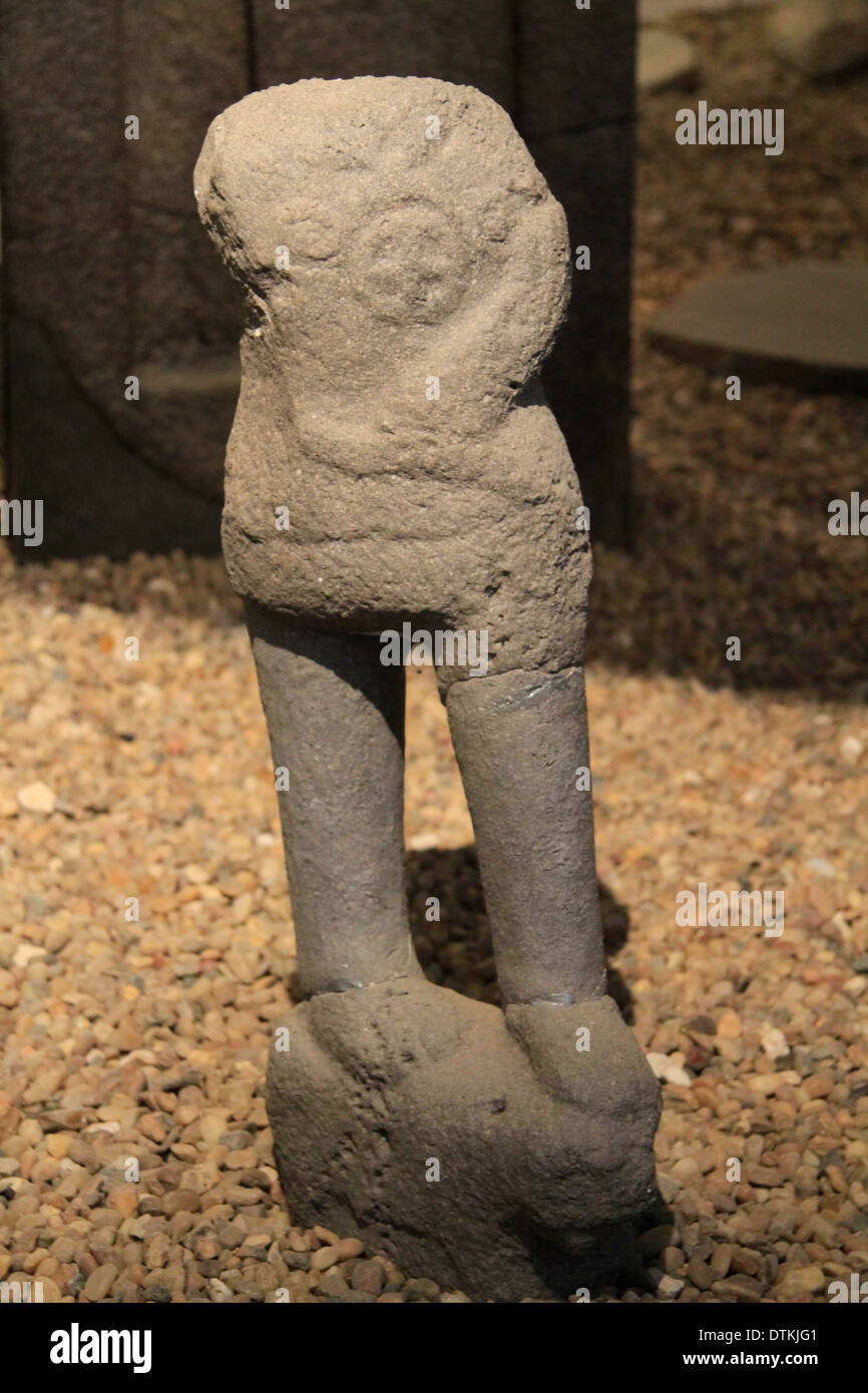 Tel Hazor, a basalt statue from the Holy of Holies of the Canaanite ...