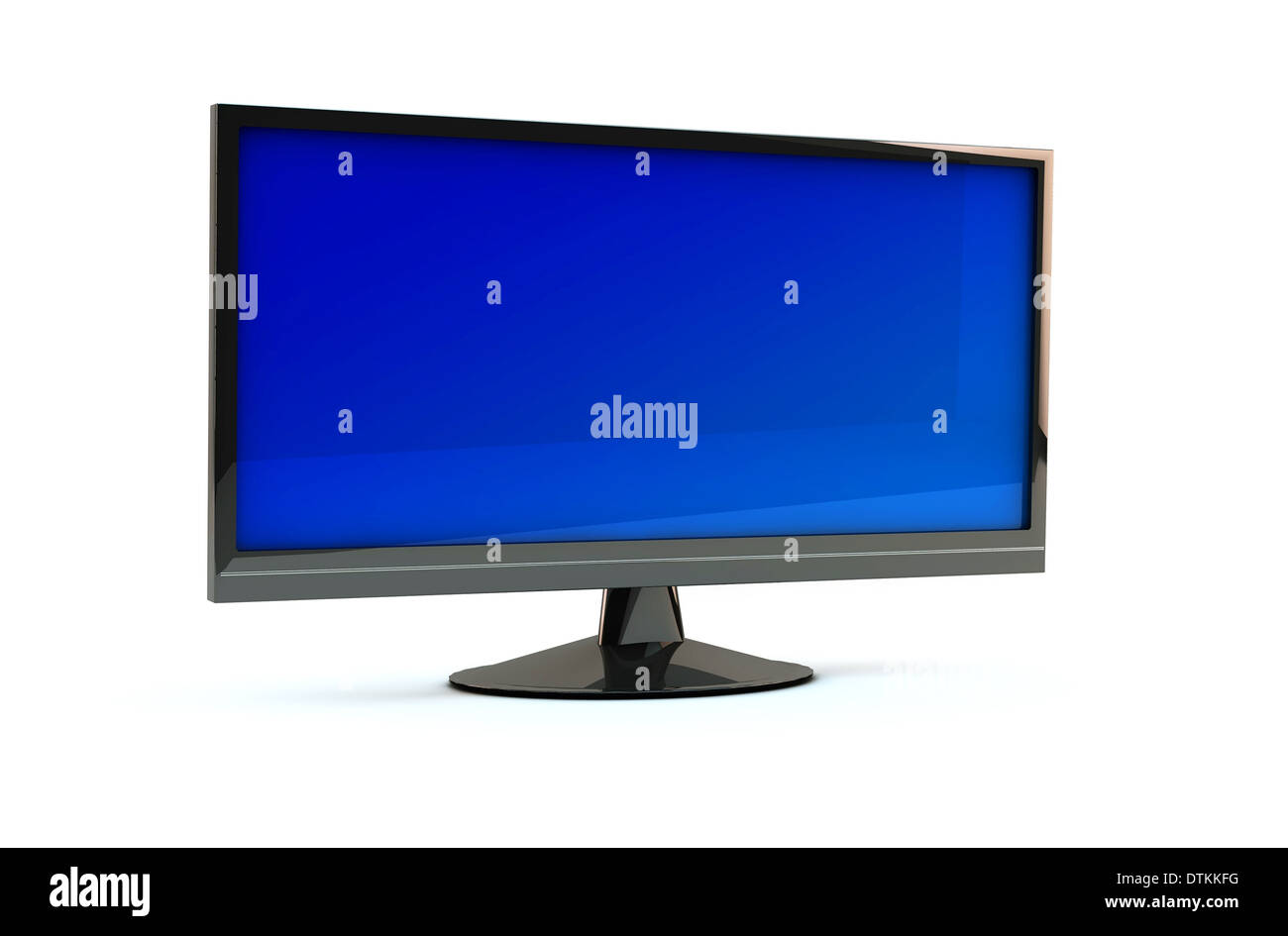 lcd monitor tv on white background Stock Photo - Alamy
