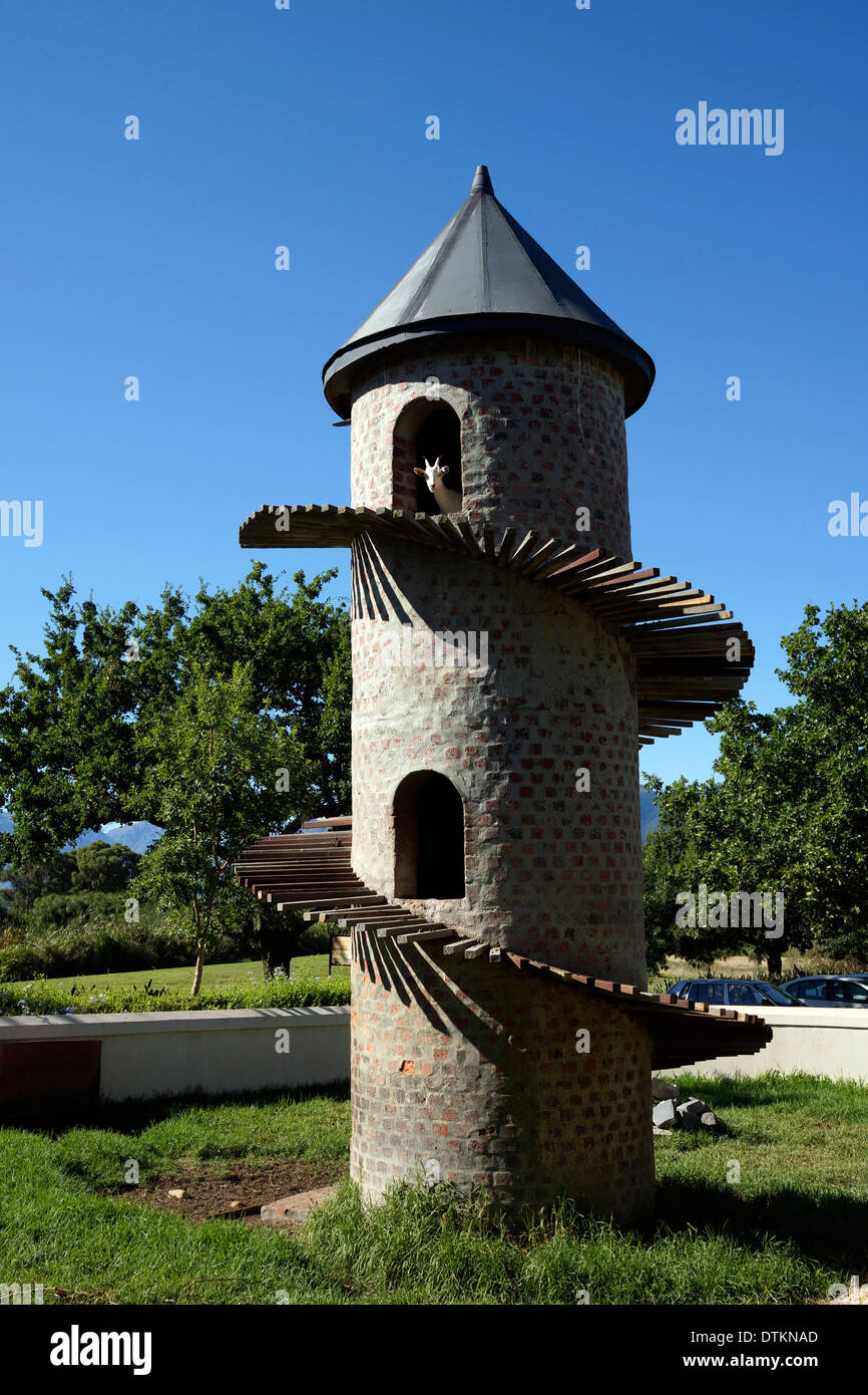 The Goat Tower at Fairview Wine Estate in Paarl in the Cape Winelands ...