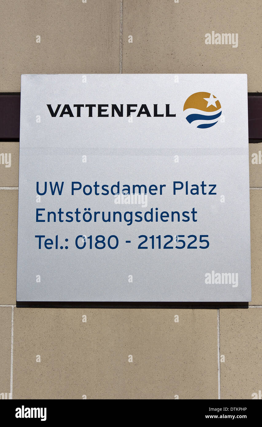 Vattenfall signs hi-res stock photography and images - Alamy