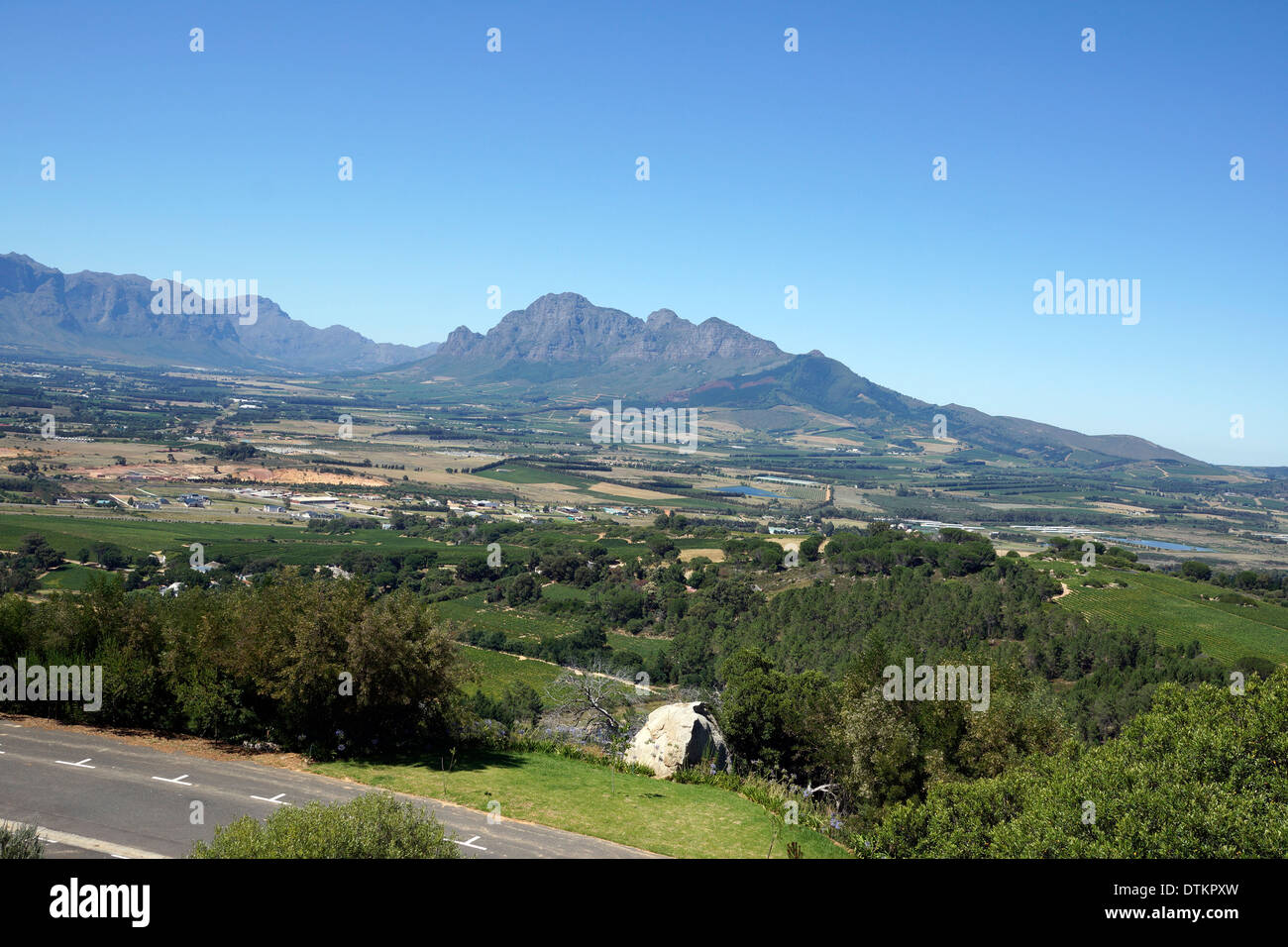 The view from the The Afrikaans Language Monument ( Die Afrikaanse ...