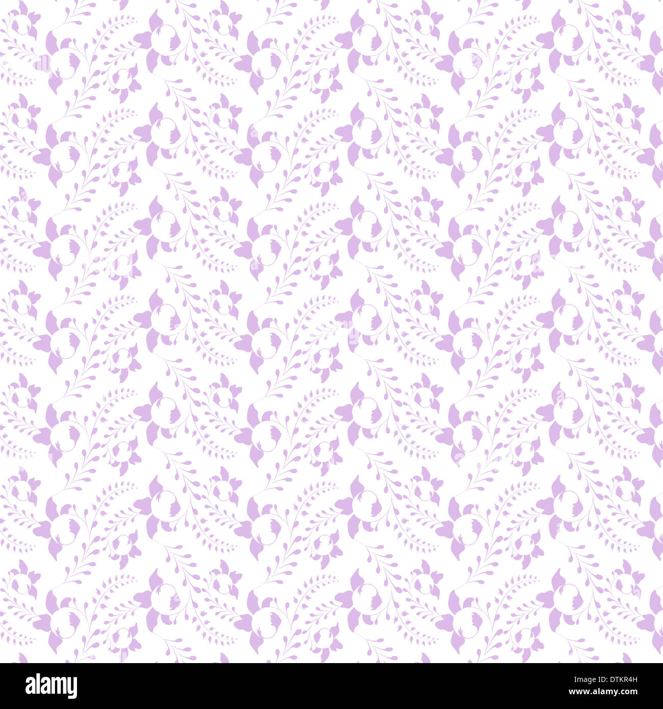 Seamless Floral Pattern Stock Photo - Alamy