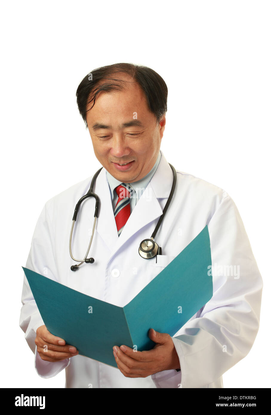 Asian male doctor smiling at the camera in uniform Stock Photo - Alamy