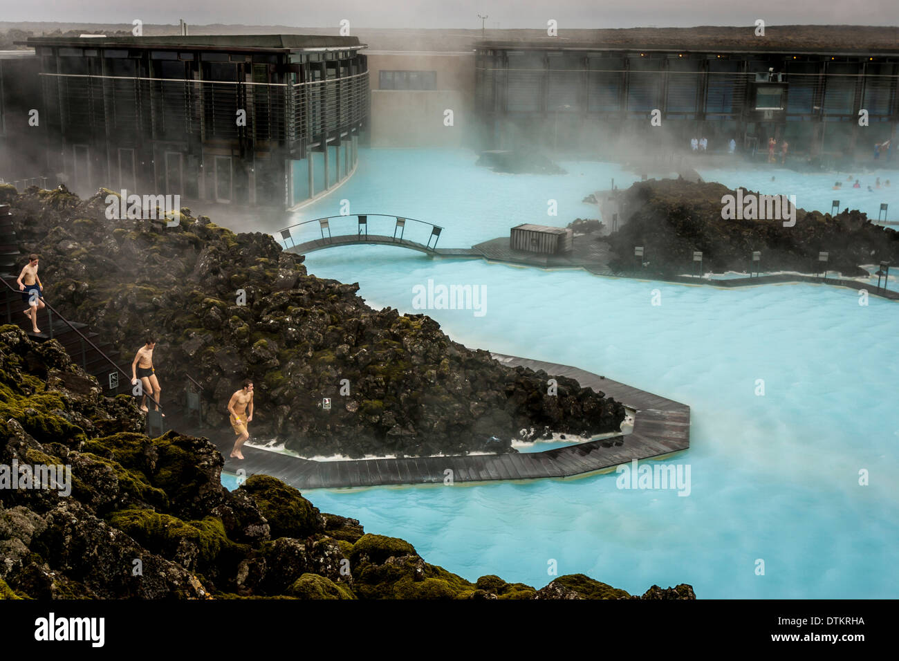 The Blue Lagoon, Grindavík, Reykjanes Peninsula, Iceland Stock Photo ...