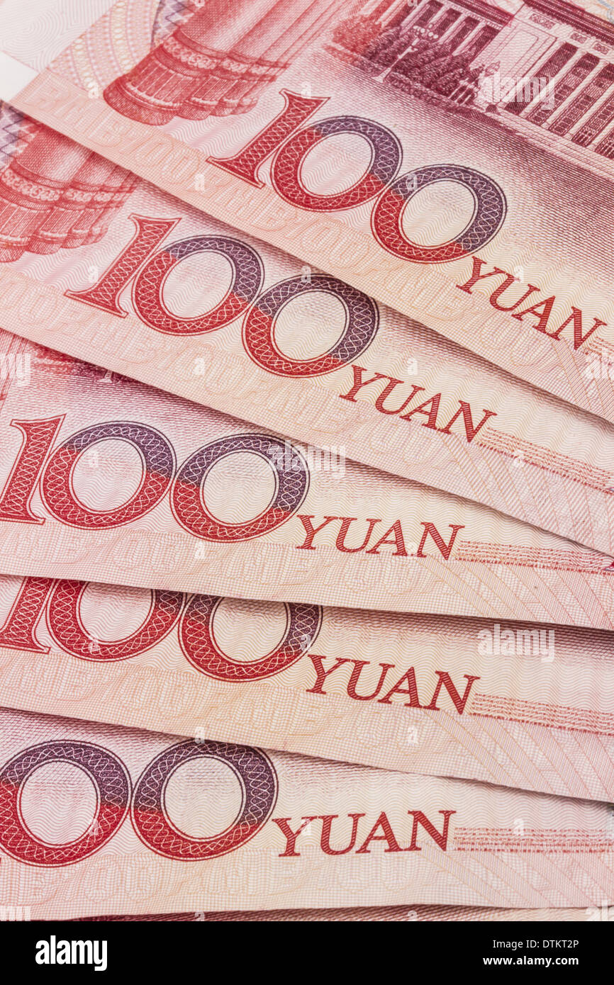 Chinese currency - 100 yuan Stock Photo - Alamy