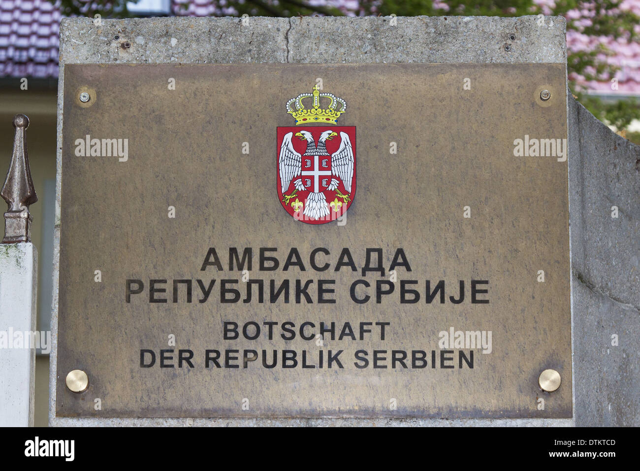 Serbian embassy hi-res stock photography and images - Alamy